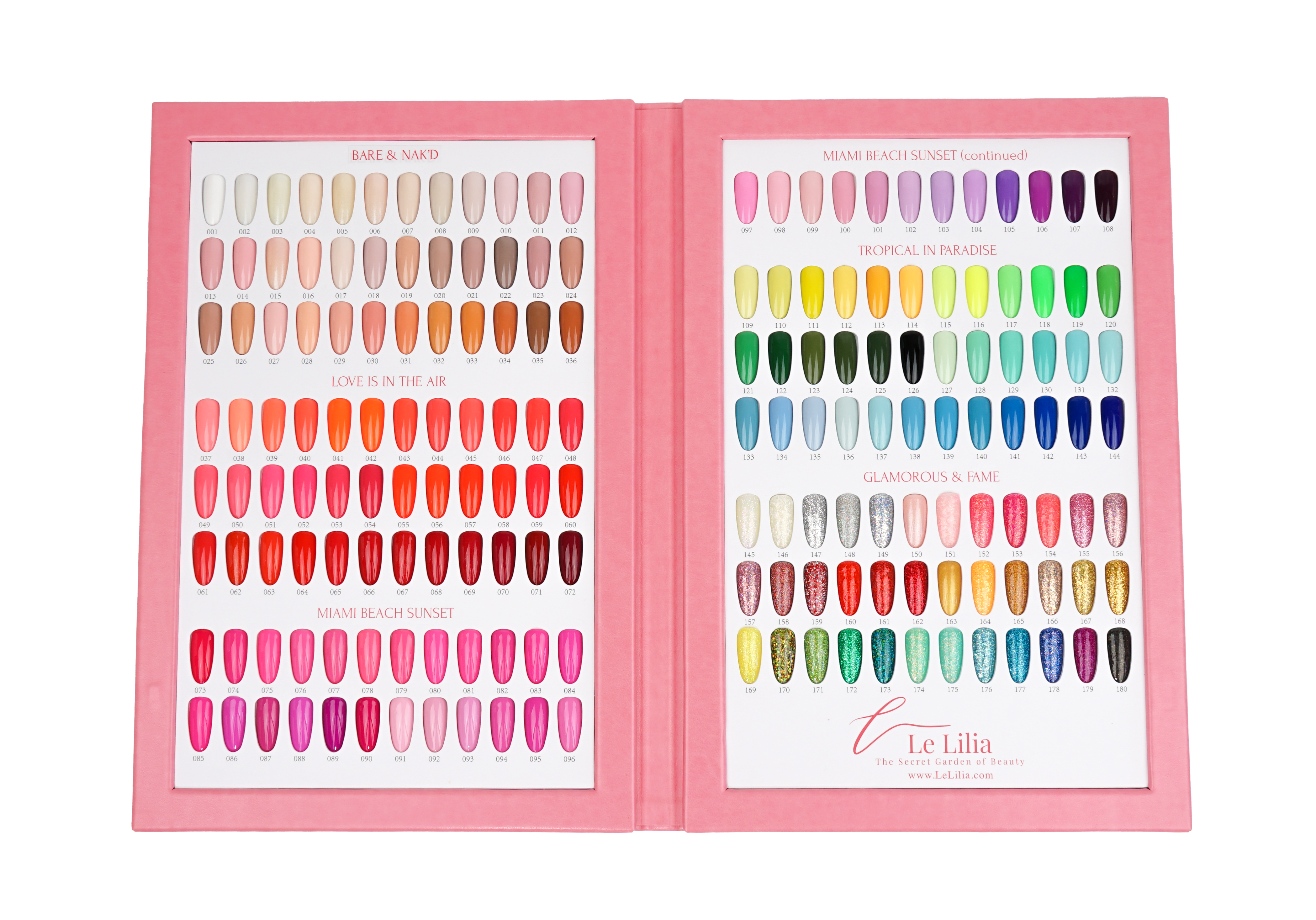 Premade Sample Book 4-in-1 (180 colors) – LeLilia Shop